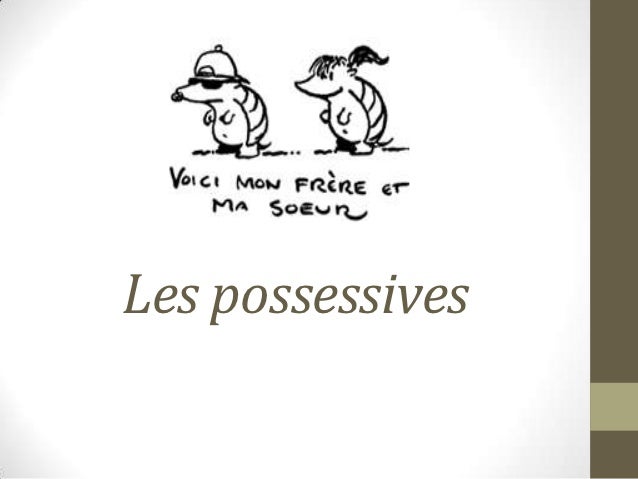 Posessive Adjectives In French posessive-adjectives-in-french