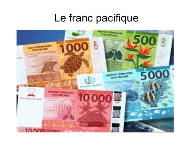 Le franc pacifique CFP