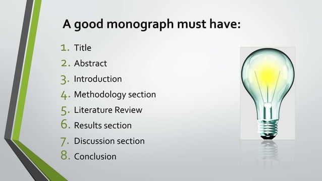 How to Write a Research Monograph: Basics | PPTX