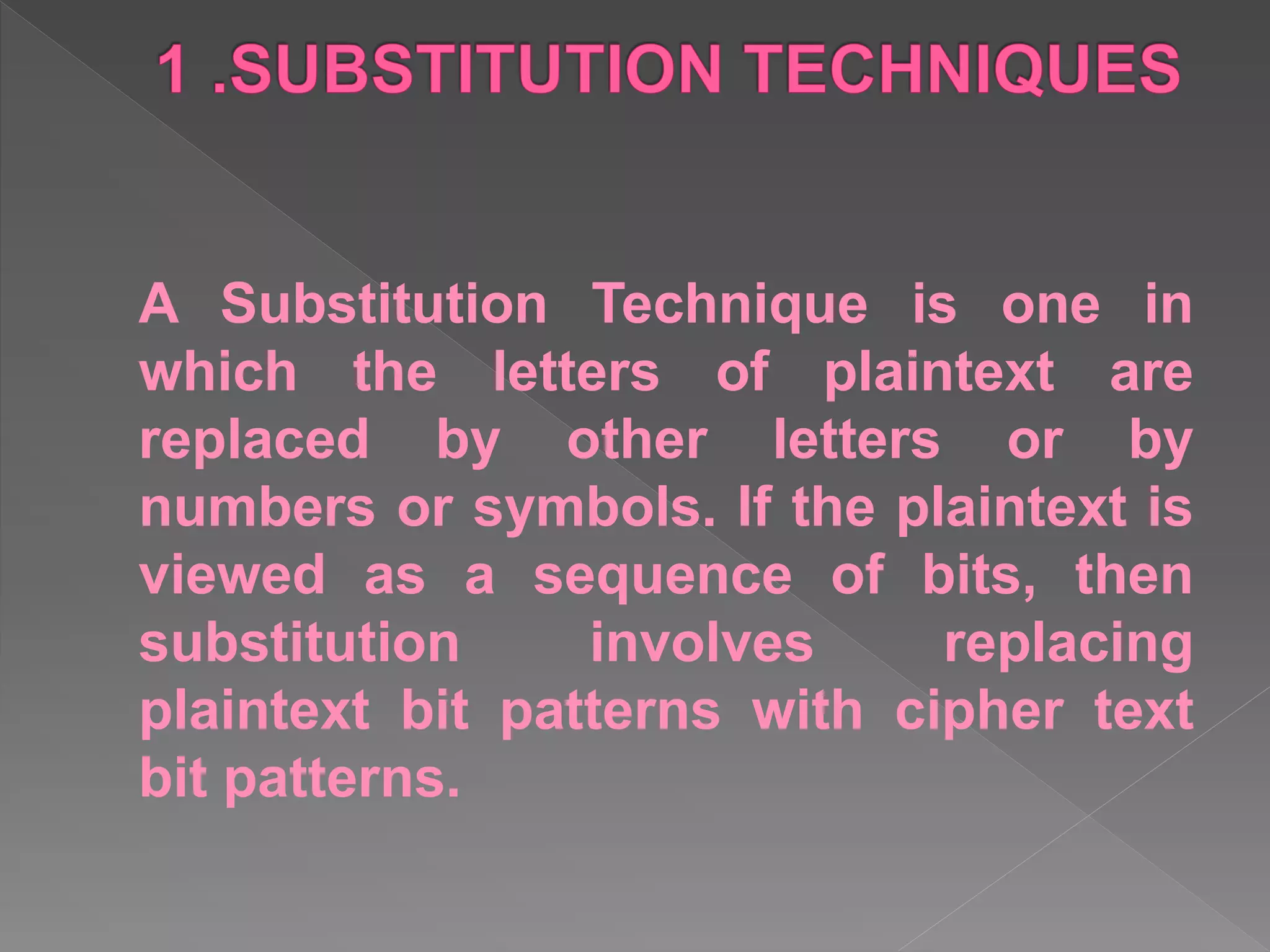 Monoalphabetic Substitution Cipher | PPT
