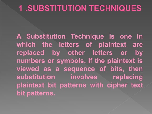 Monoalphabetic Substitution Cipher | PPT | Programming Languages | Computing