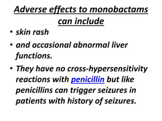Monobactam | PPTX