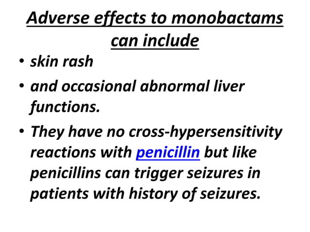 Monobactam | PPTX