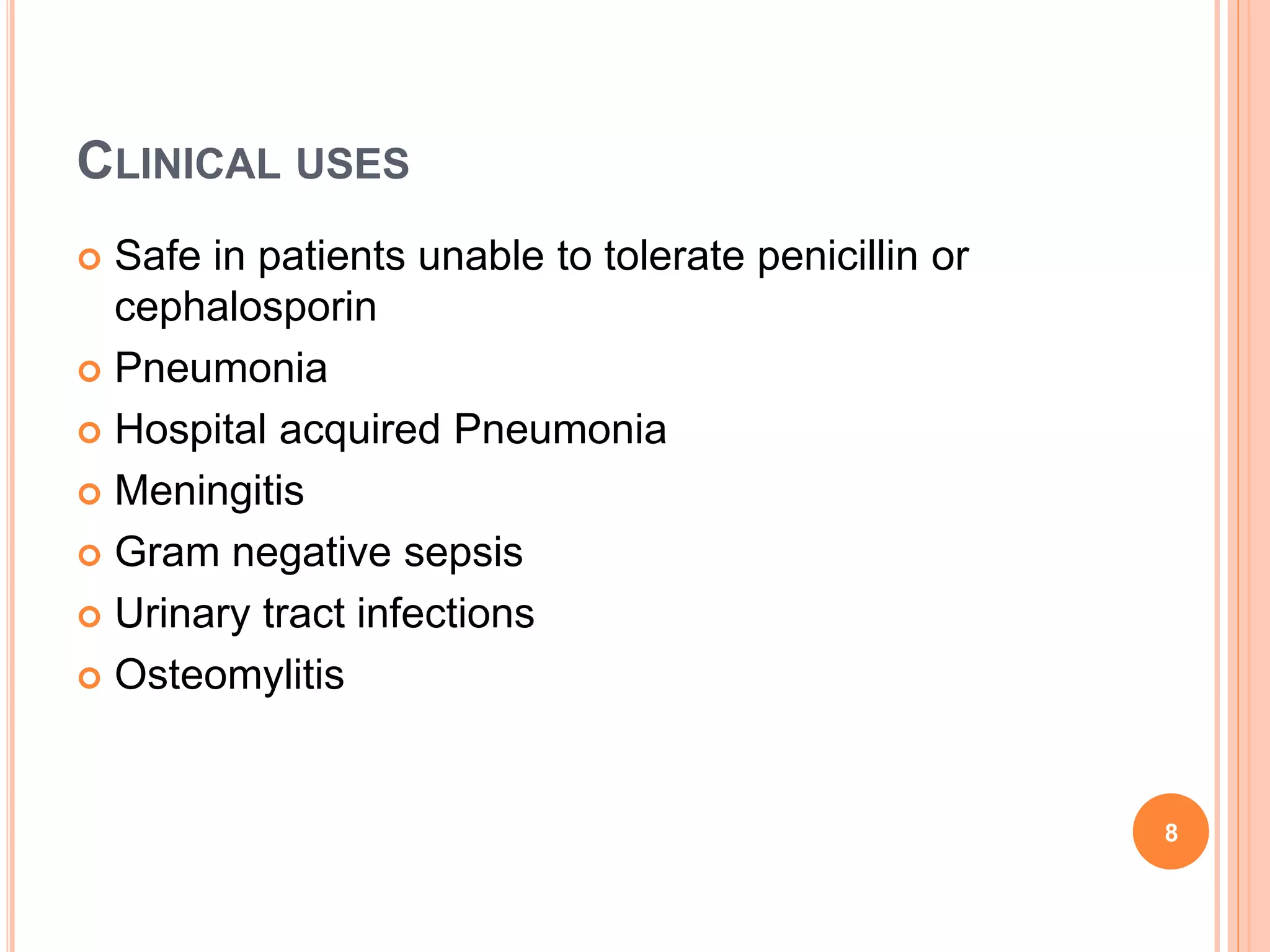 Monobactam antibiotics | PPTX