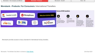 Monobank - First Mobile Only Bank in Ukraine | PDF | Credit Cards | Personal Debt