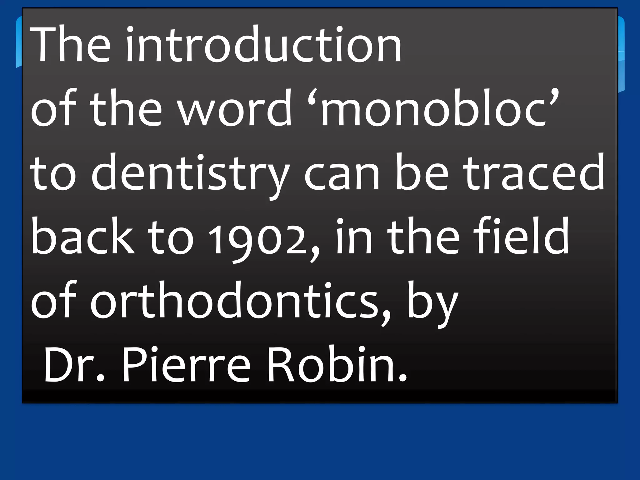 dental Monoblock obturation technique or concept in endodontics | PPTX