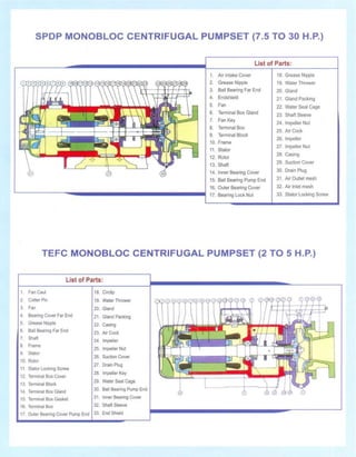 Monobloc pumps | PDF | Physics | Science