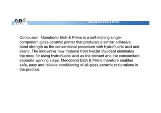 Monobond etch & prime | PDF