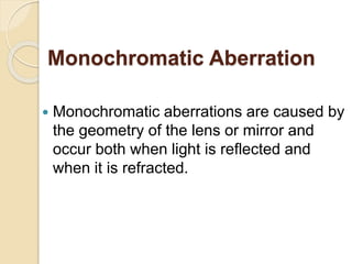 MONOCHROMATIC ABERRATION by ATIKUR RAHMAN | PPTX
