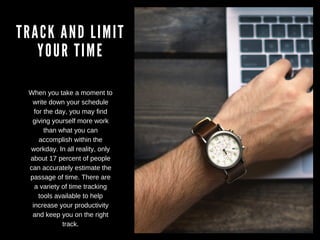 5 Ways to Increase Your Productivity at Work | PDF