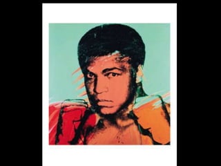 Monochromatic Pop Art Celebrity Portraits | PPTX