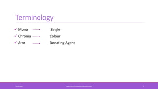 Monochromators | PPTX