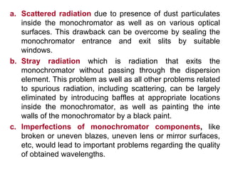 Monochromators and Spectrophotometer.ppt