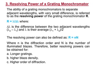 Monochromators and Spectrophotometer.ppt