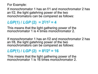 Monochromators and Spectrophotometer.ppt