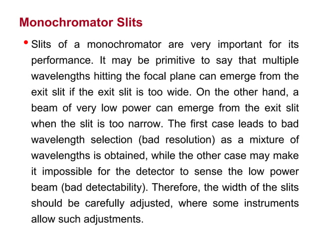 Monochromators and Spectrophotometer.ppt