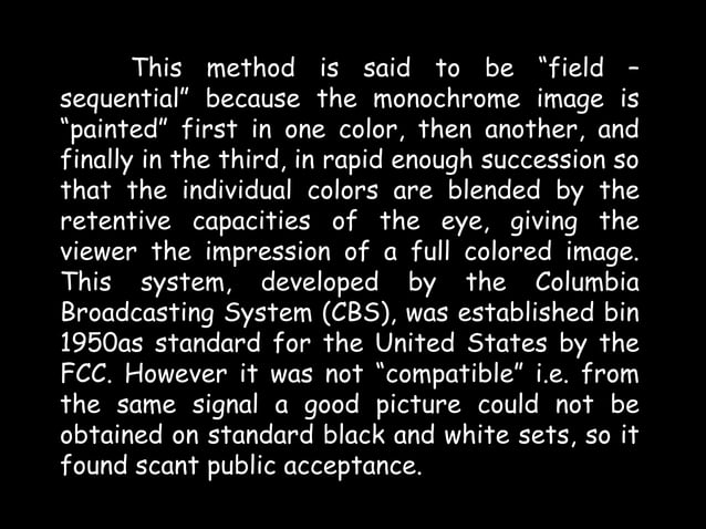 Monochrome tv | PPT