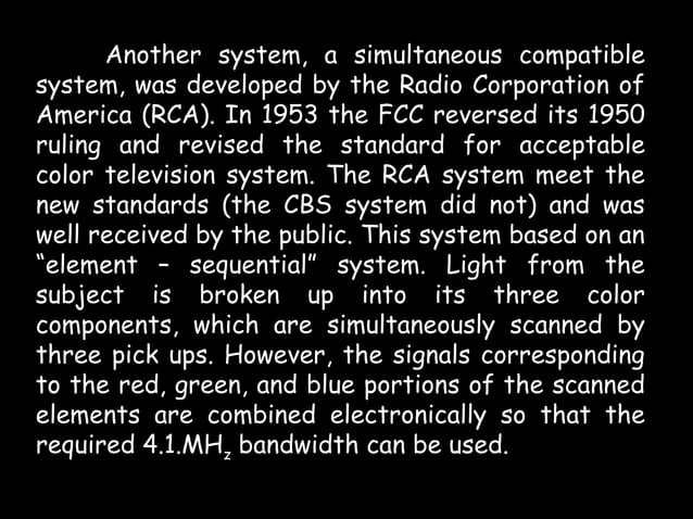 Monochrome tv | PPT