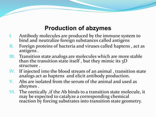 Monoclonal and abzymes | PPTX | Chemistry | Science
