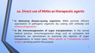 Monoclonal antibodies | PPTX | Chemistry | Science