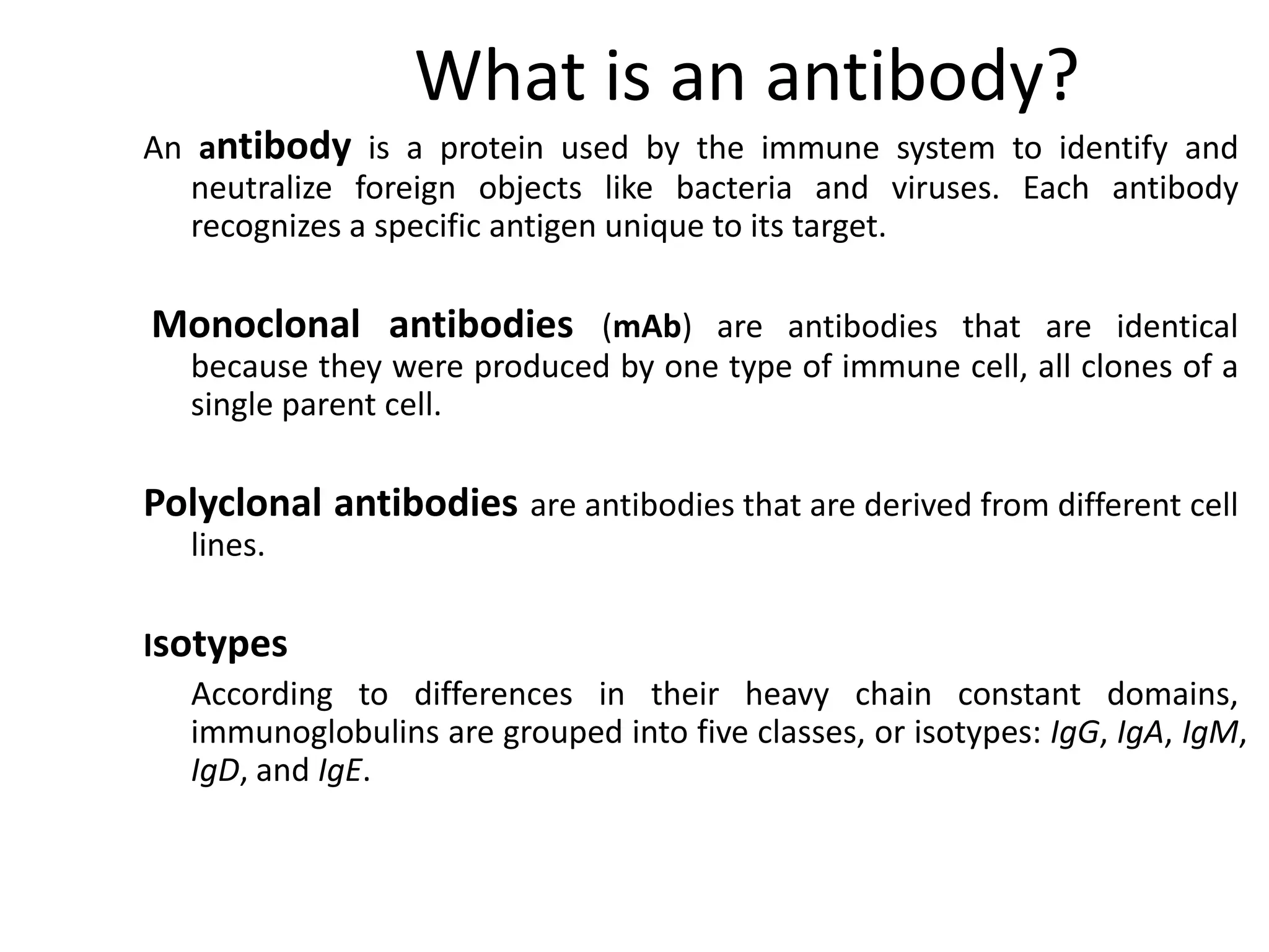 Monoclonal antibodies explanation .pptx