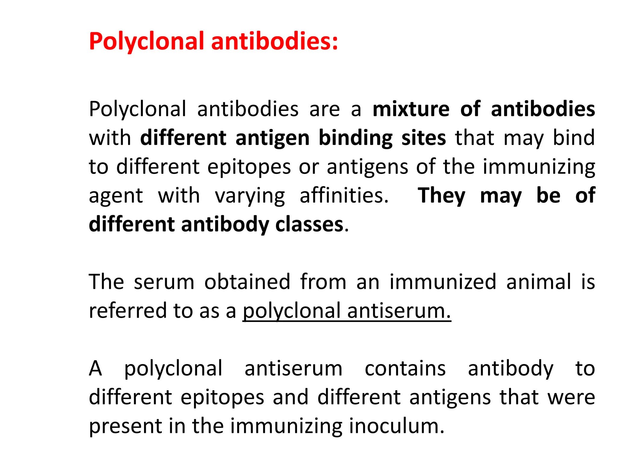 Monoclonal antibodies explanation .pptx