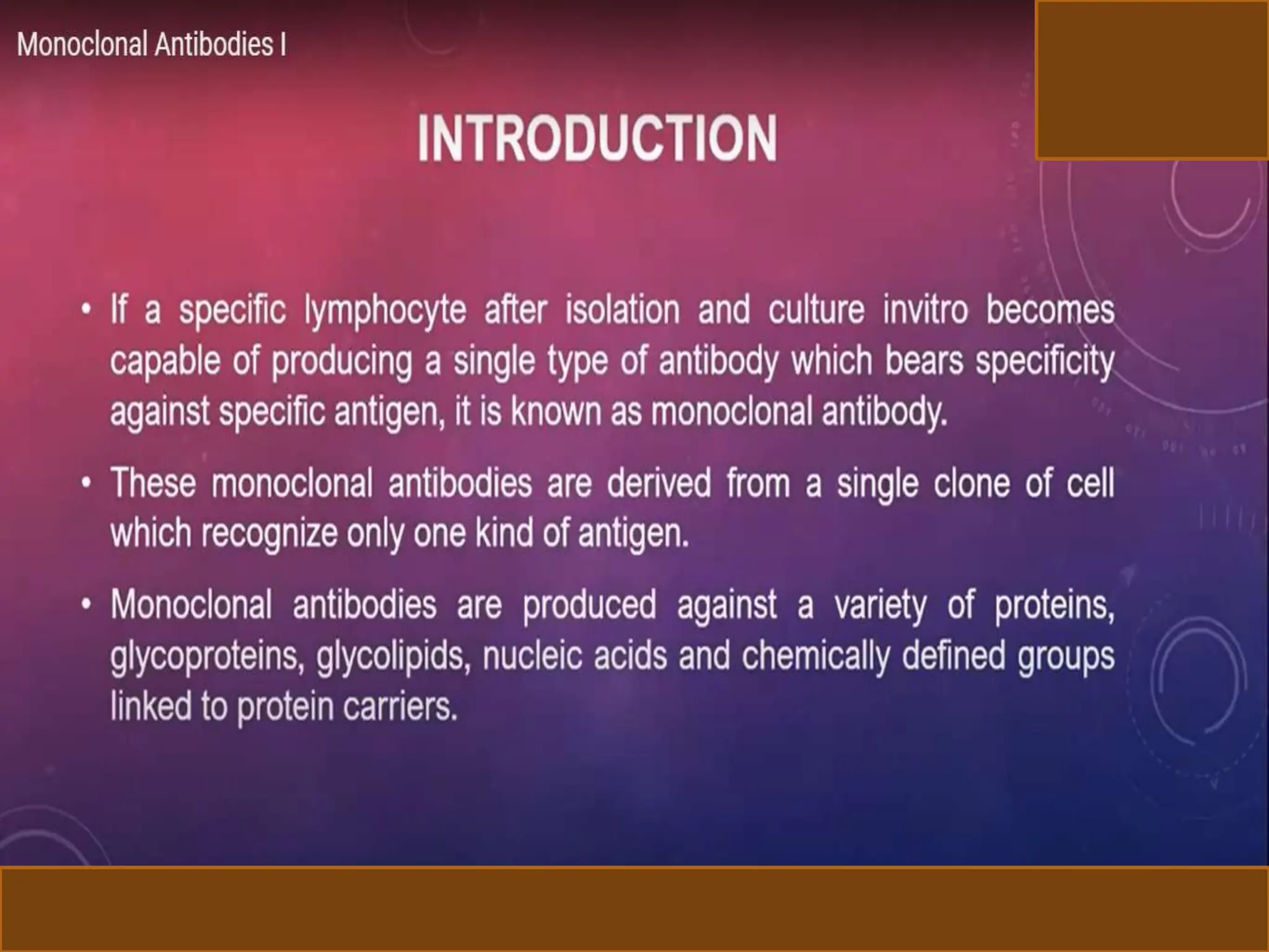 Monoclonal antibodies explanation .pptx