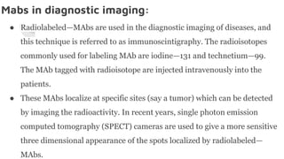 Monoclonal antibodies and their use in diagnostics | PPTX