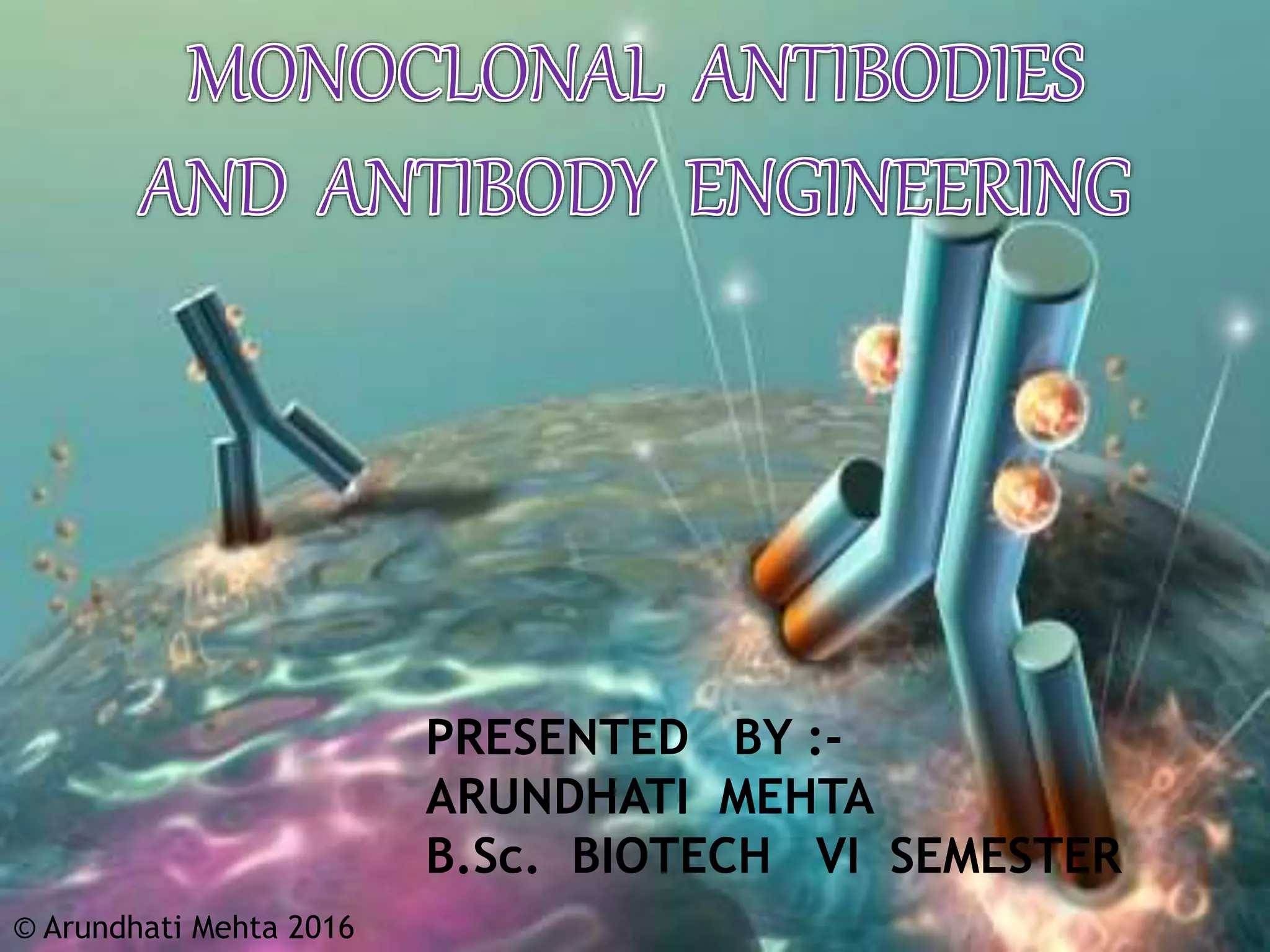 Monoclonal Antibodies & Antibody Engineering | PPTX