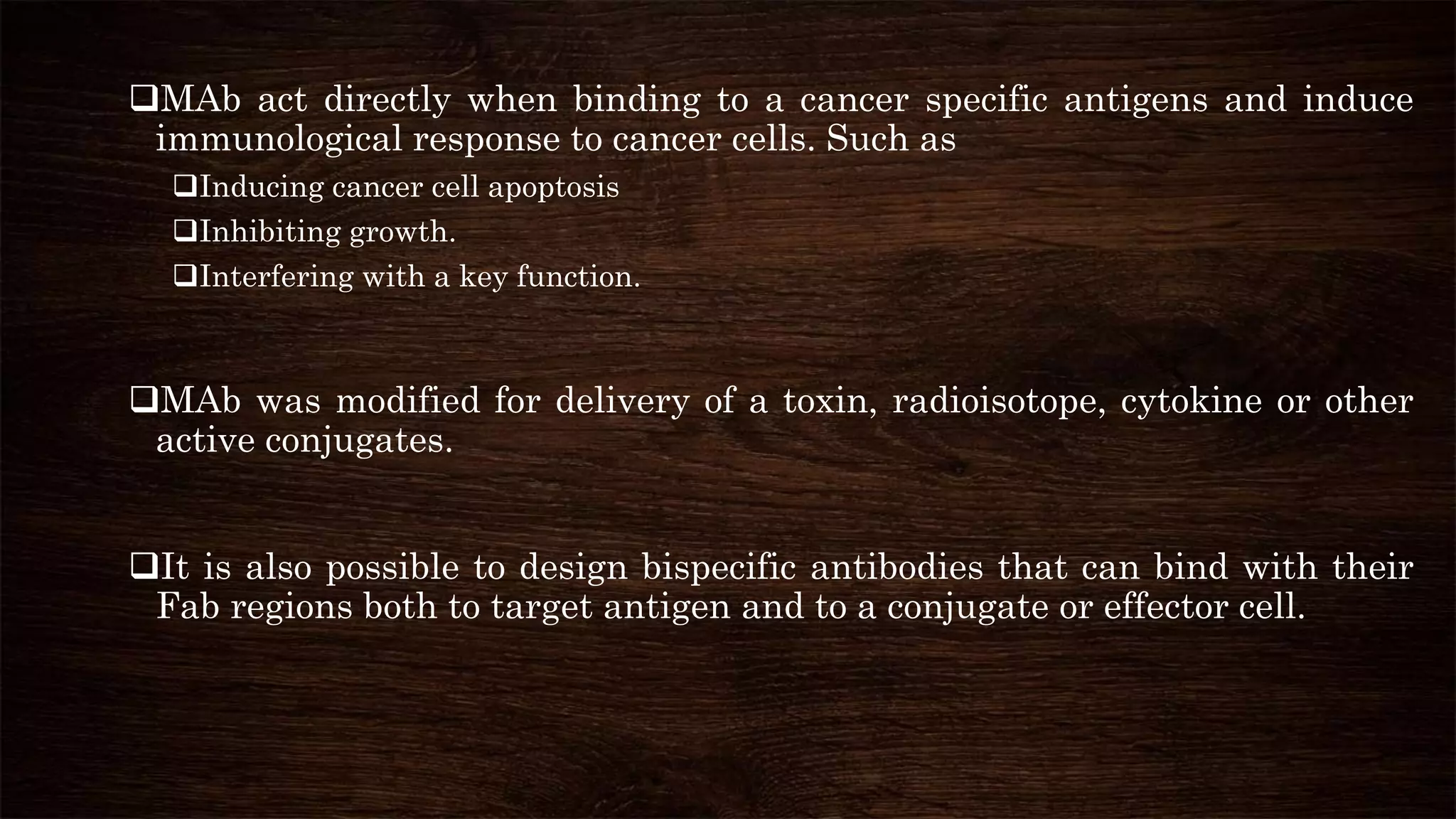 Monoclonal antibodies in cancer therapy | PPTX