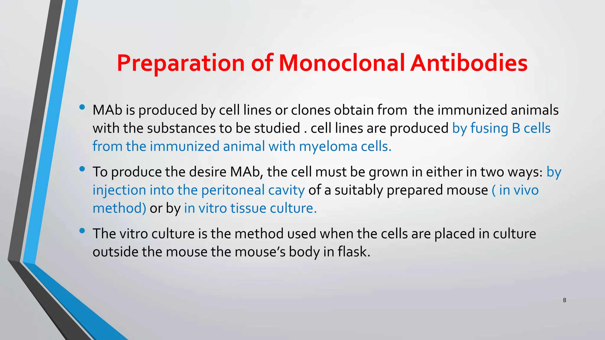 Monoclonal antibodies ppt[1] | PPTX