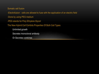 Monoclonal antibodies and their applications | PPTX