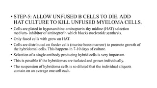 MONOCLONAL ANTIBODYPREPARATION AND EVALUATION | PPTX