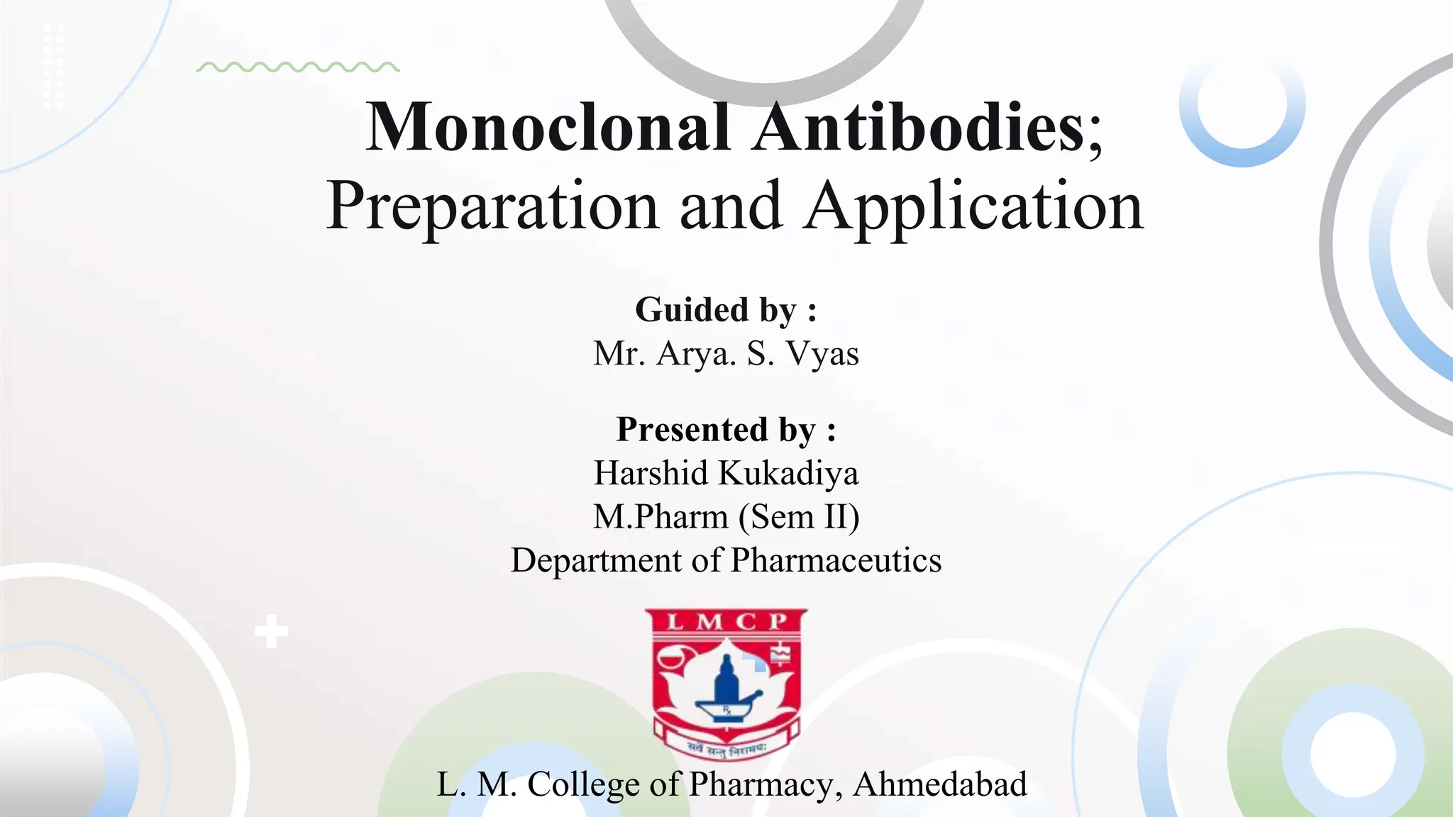 monoclonal antibody : production & application.pptx