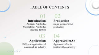 monoclonal antibody : production & application.pptx