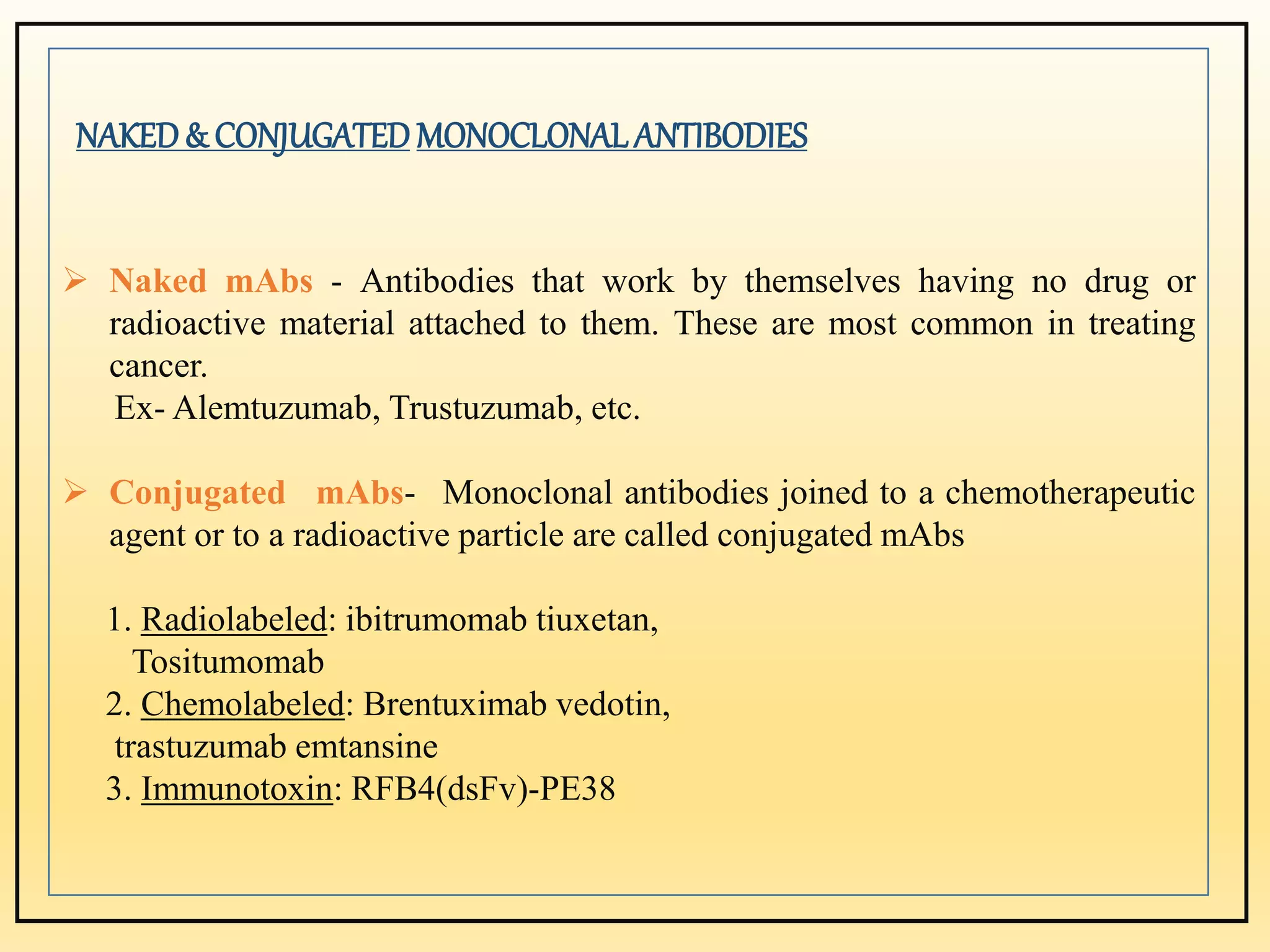 Monoclonal antibody in cancer therapy | PPTX