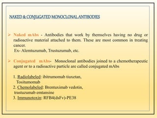 Monoclonal antibody in cancer therapy | PPTX