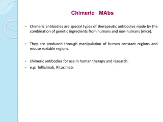 Monoclonal antibody ppt | PPTX | Chemistry | Science