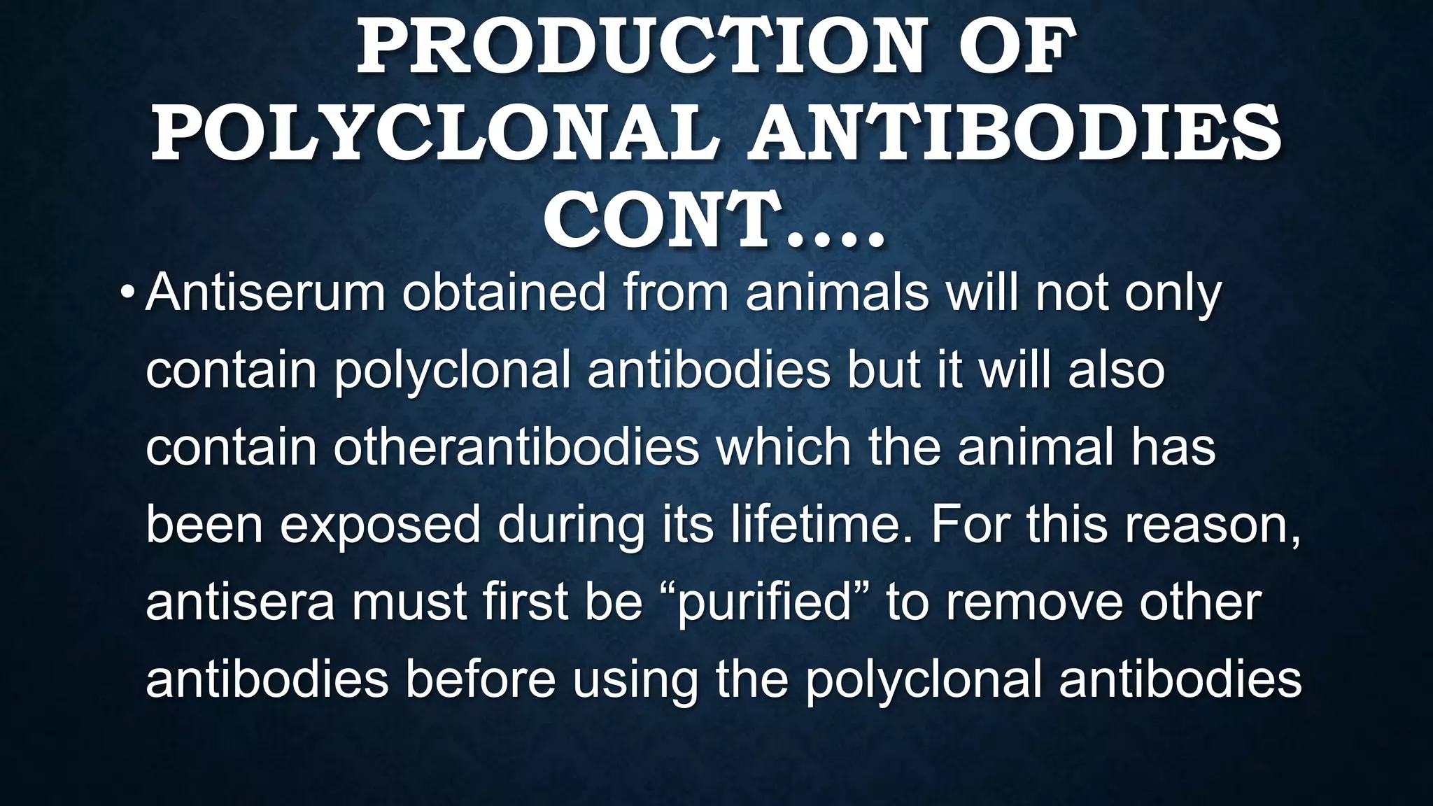 Monoclonal vs Polyclonal antibodies | PPTX