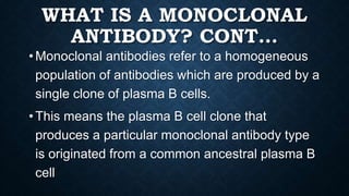 Monoclonal vs Polyclonal antibodies | PPTX