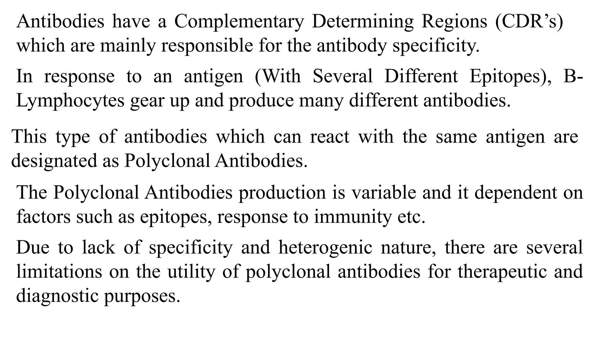Monoclonol boides - Notes in pharmaceutical Sciences | PPTX