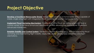 Monocopter Drone with Thrust Vectoring Control.pptx