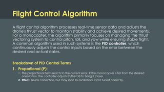 Monocopter Drone with Thrust Vectoring Control.pptx