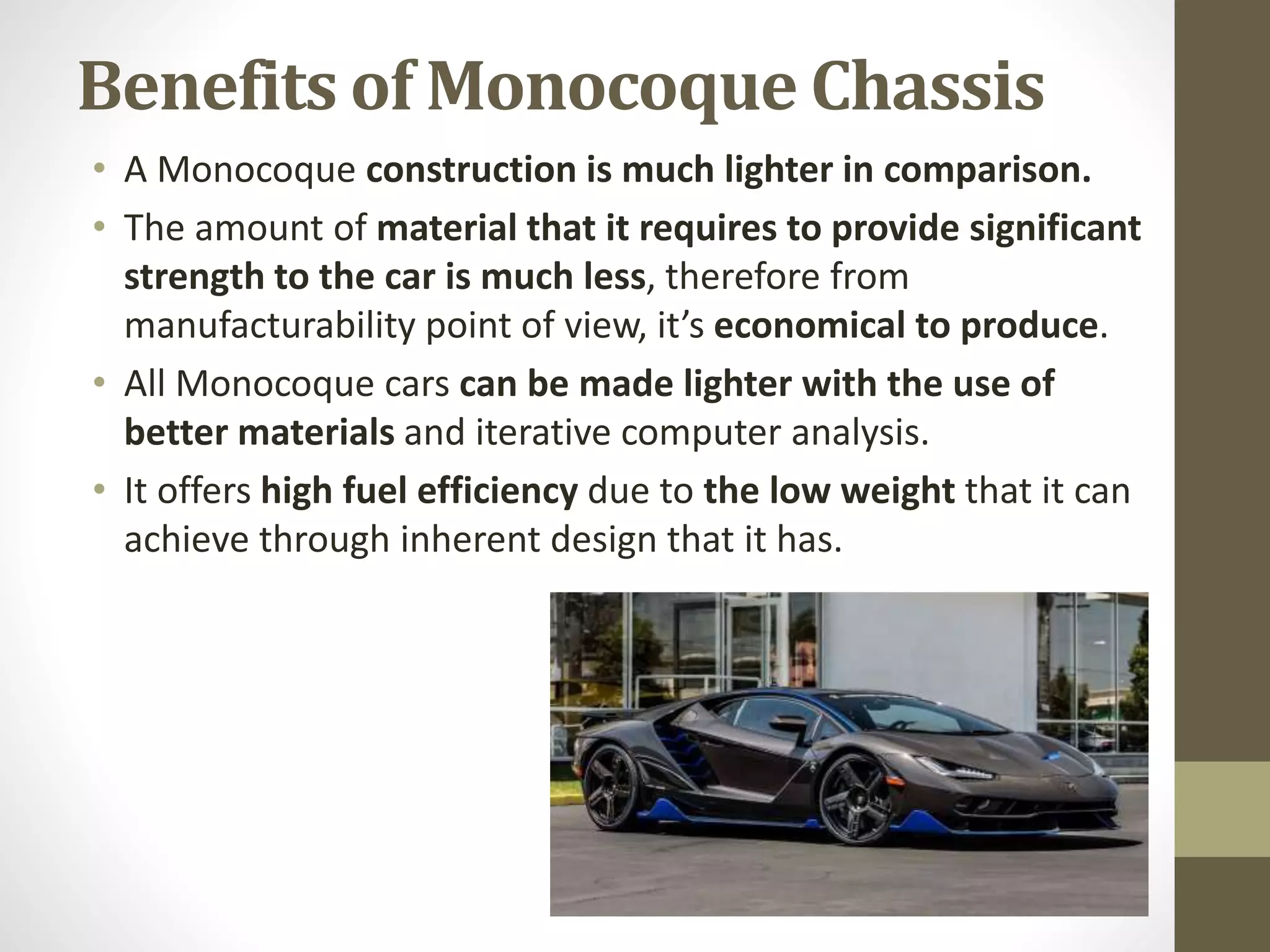 Monocoque chassis | PPTX