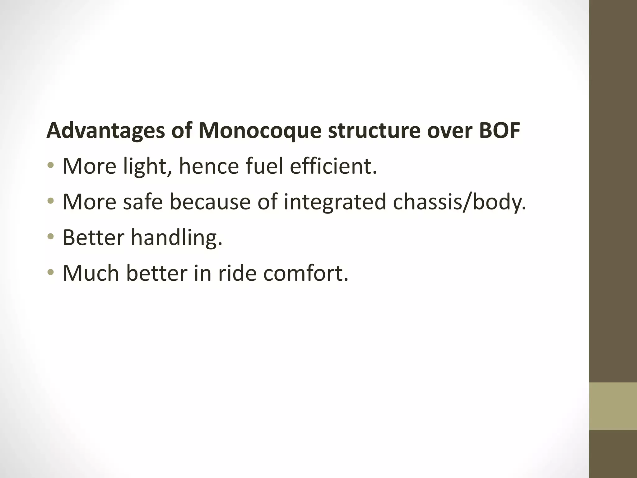 Monocoque chassis | PPTX