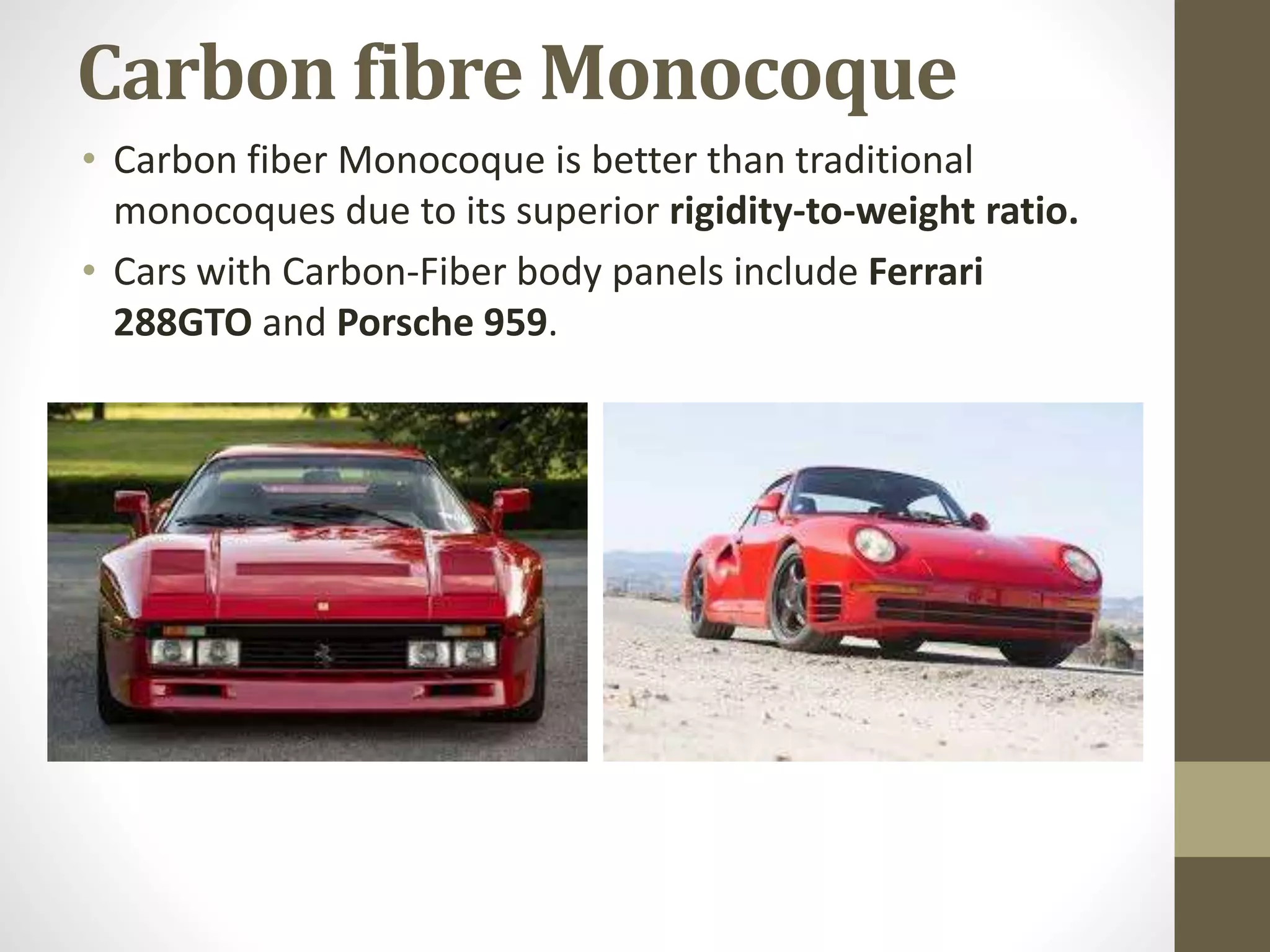 Monocoque chassis | PPTX