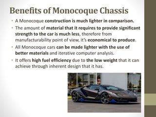 Monocoque chassis | PPTX | Performance Cars | Auto Type