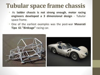 Monocoque chassis | PPTX | Performance Cars | Auto Type