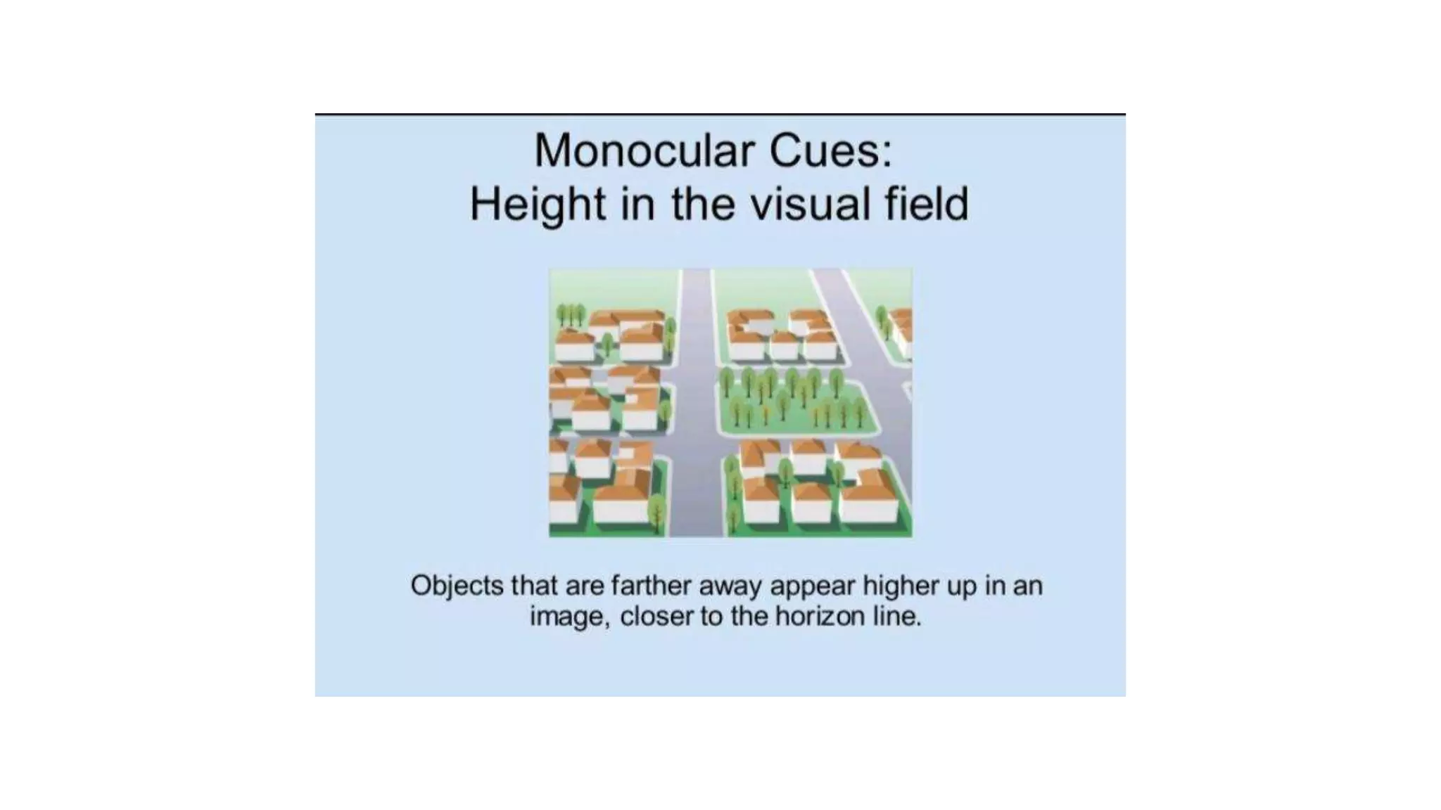 Monocular cues | PPTX