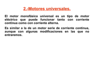 Motores Monofasicos y universales | ODP